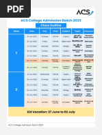 ACS Varsity - GST Admission Private Batch 2025 Routine PCMB | PDF | Verb | Grammar