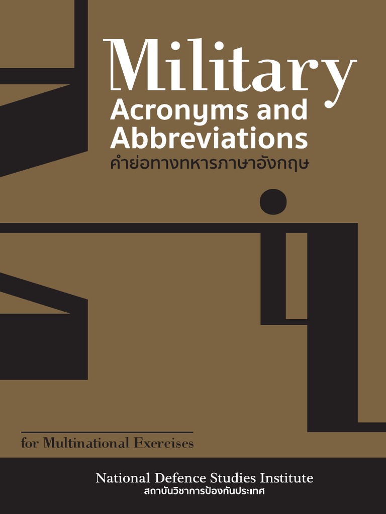 Military Acronyms 2020 | PDF | Cbrn Defense | United Nations