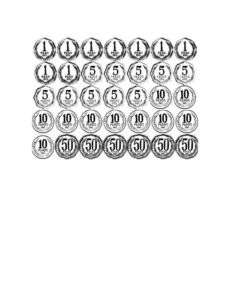 Monedas para Pintar | PDF