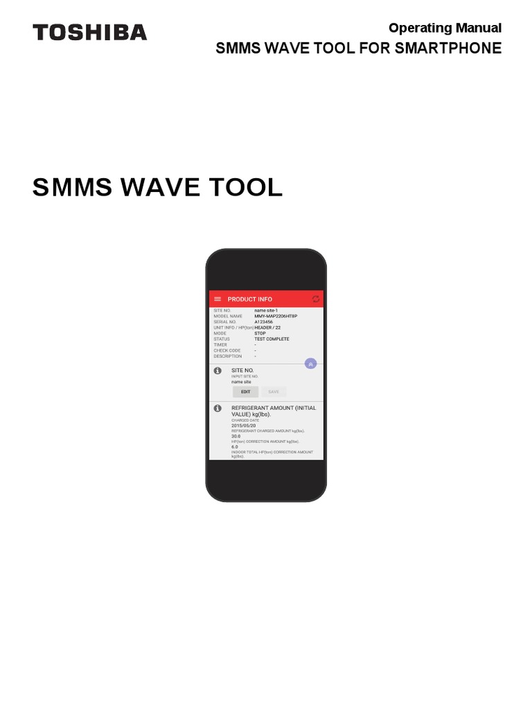 SMMS WAVE TOOL Manual_EH99951301-3_EN03 | PDF | Android (Operating System) | Smartphone