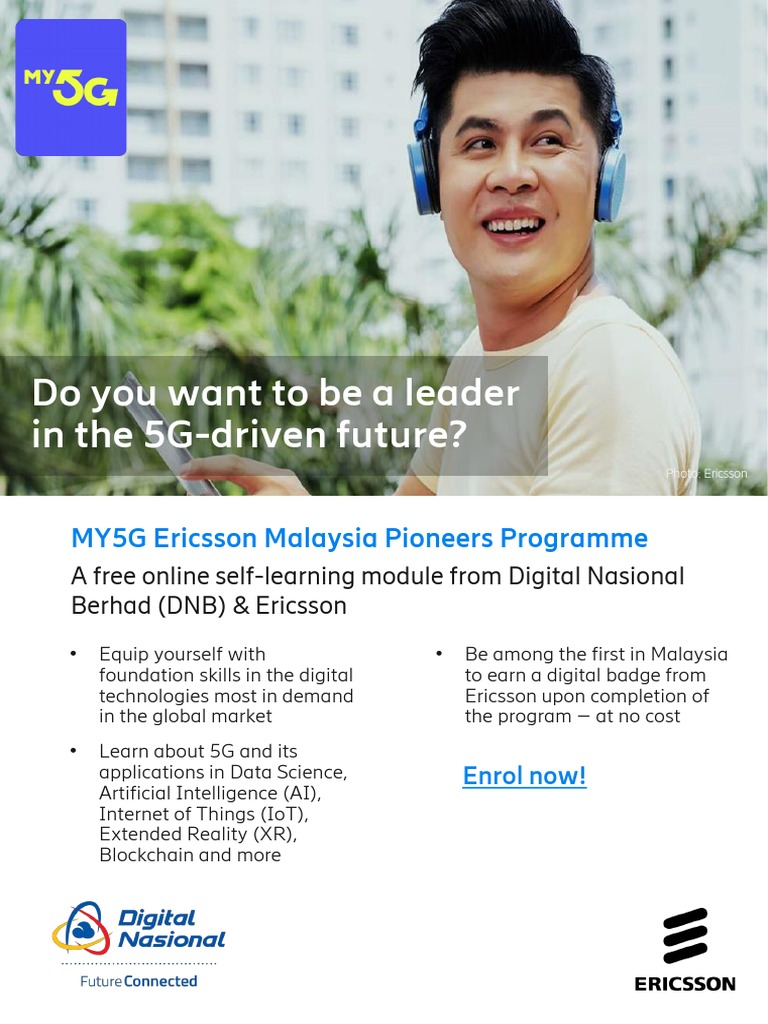 DNB MY5G Ericsson Malaysia Pioneers Programme (EDM - Ericsson) | PDF