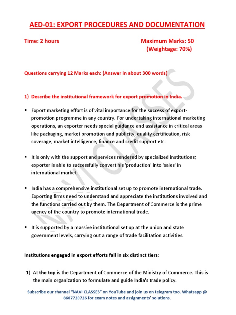 Aed Notes | PDF | Letter Of Credit | Economies