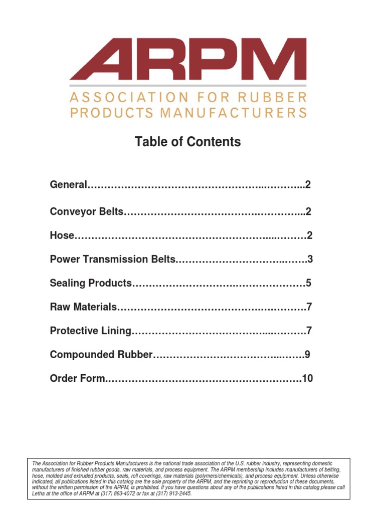 arpm_publications_catalog_120617 | PDF | Belt (Mechanical) | Secondary ...
