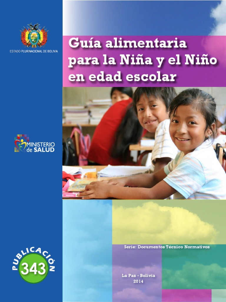 Guia Alimentaria Ninx Edad Escolar | PDF | Carbohidratos | Alimentos