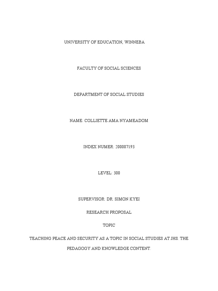 Peace and Security Source | PDF