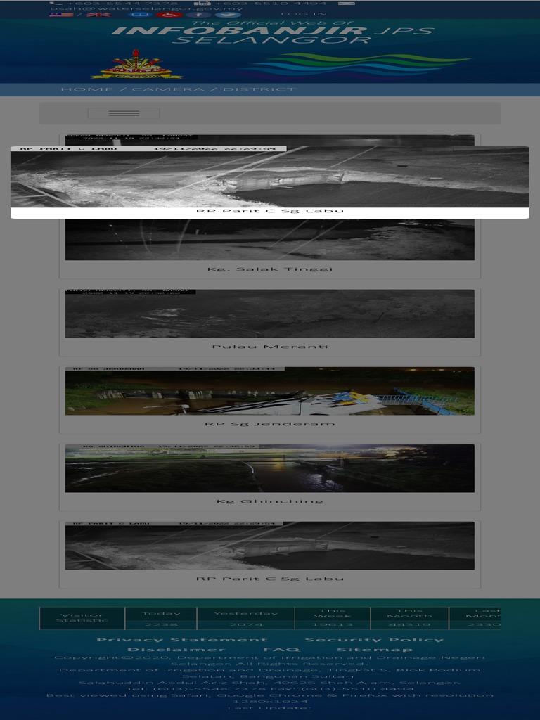 Info Banjir JPS Selangor | PDF