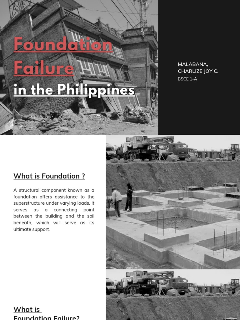 Foundation Failure in The Philippines | PDF | Earthquakes | Geological ...
