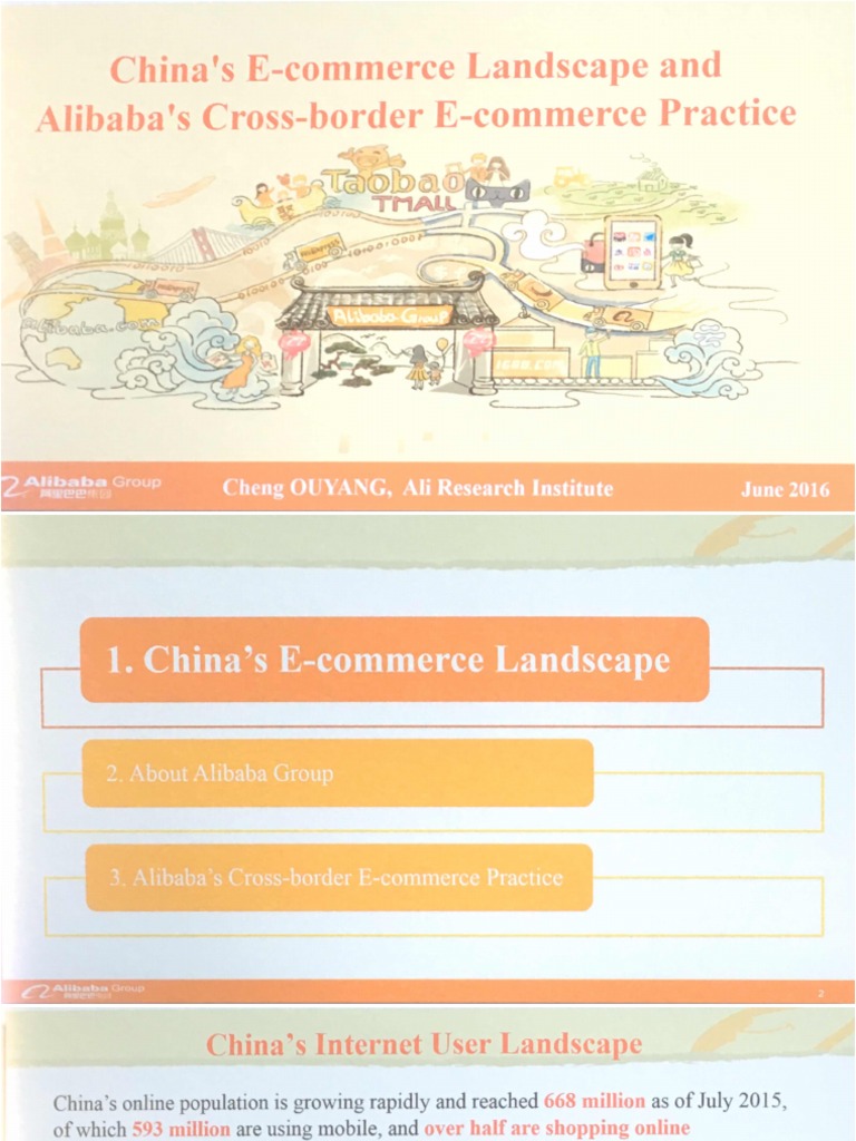 Alibaba Presentation | PDF