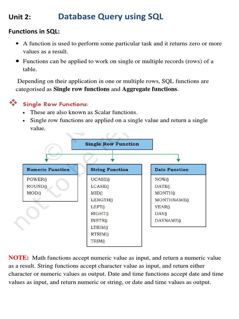 SQL Function Ip | PDF