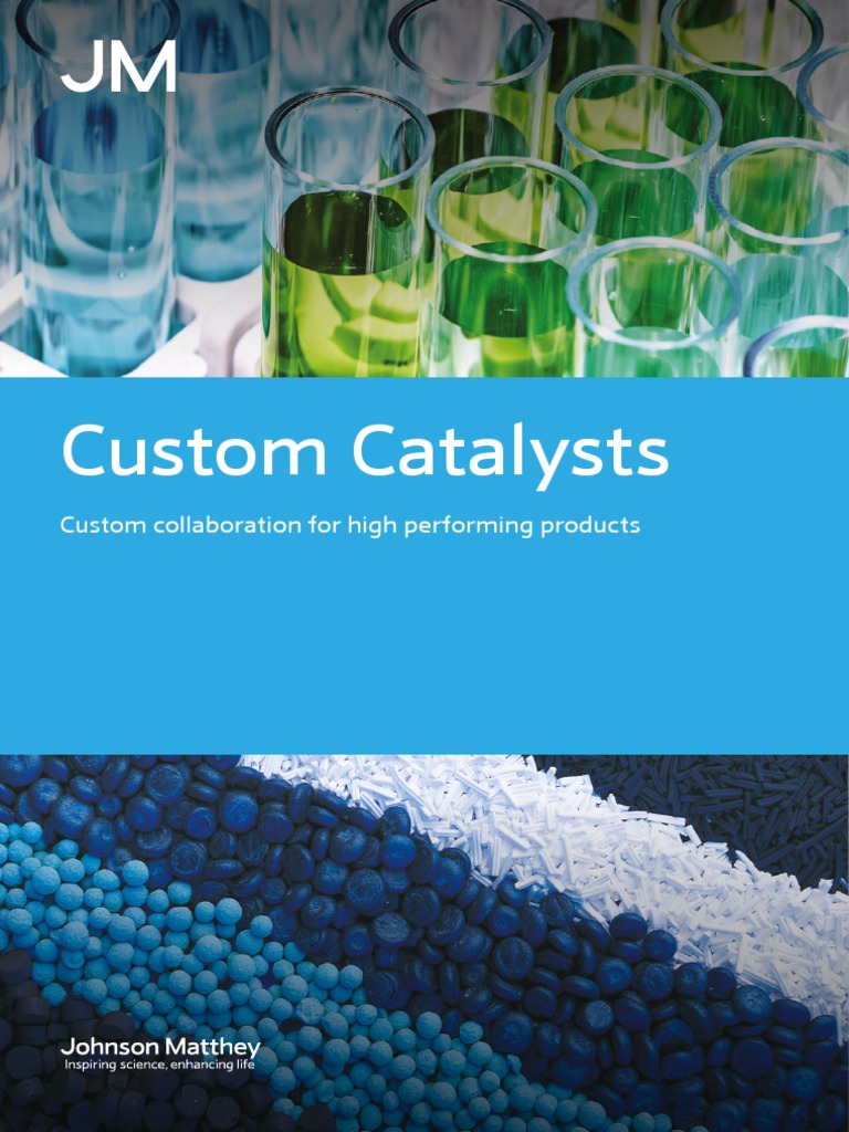 JM-Custom-catalysts-brochure | PDF | Spectroscopy | Catalysis