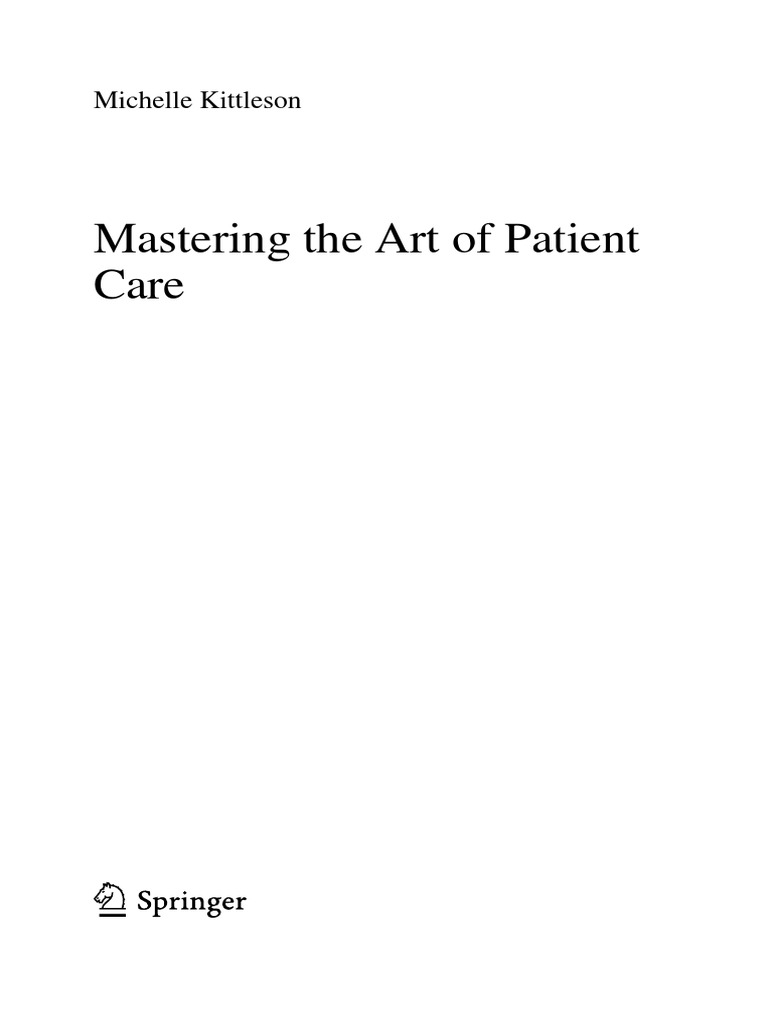 Michelle Kittleson - Mastering The Art of Patient Care-Springer (2023 ...