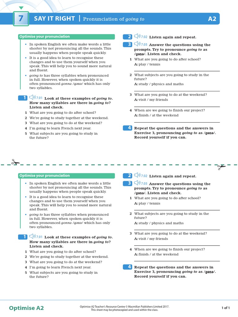 OPT A2 SIR Unit 7 Worksheet | PDF | English Language | Language Families