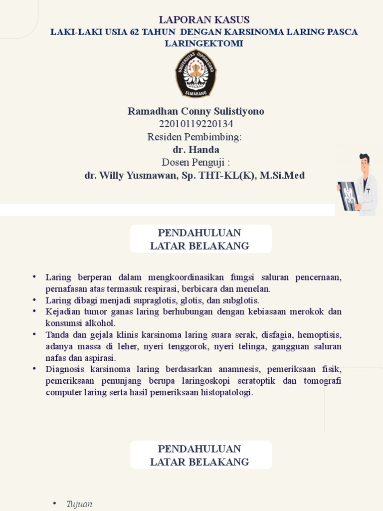Laporan Kasus Ca Laring | PDF