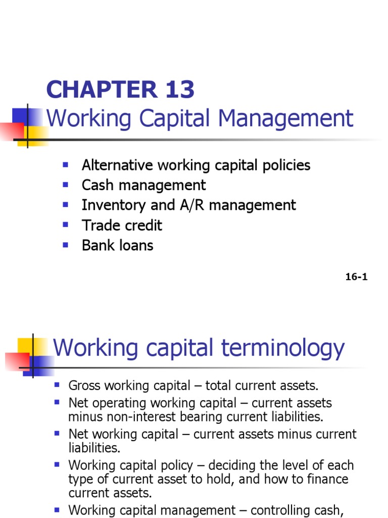 Working Capital Strategies | PDF | Working Capital | Credit