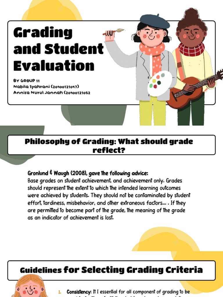 Group 11 (Grading and Student Evaluation-LTA) | Download Free PDF | Rubric (Academic) | Teachers
