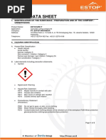 Sds - Anionic Polymer Liquid (E) | PDF | Occupational Safety And Health ...