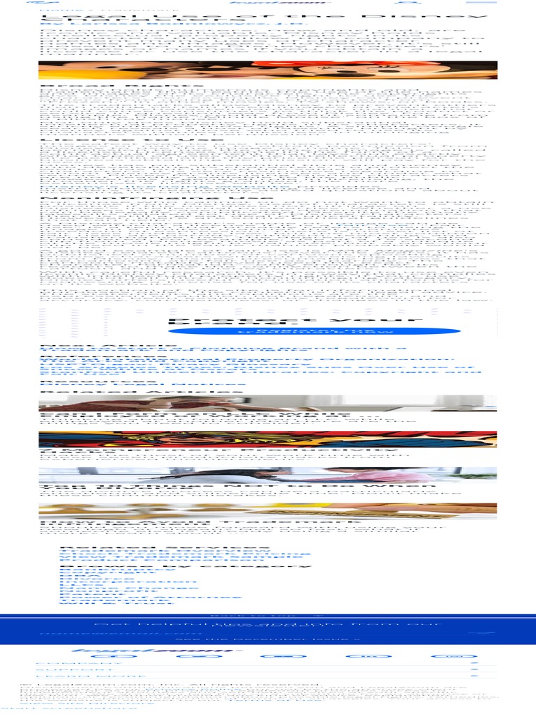 Legal Use of The Disney Characters | PDF