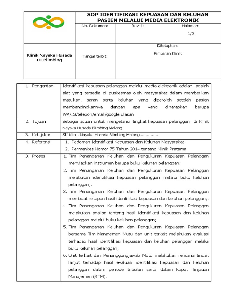 SOP MEDIA ELEKTRONIK | PDF