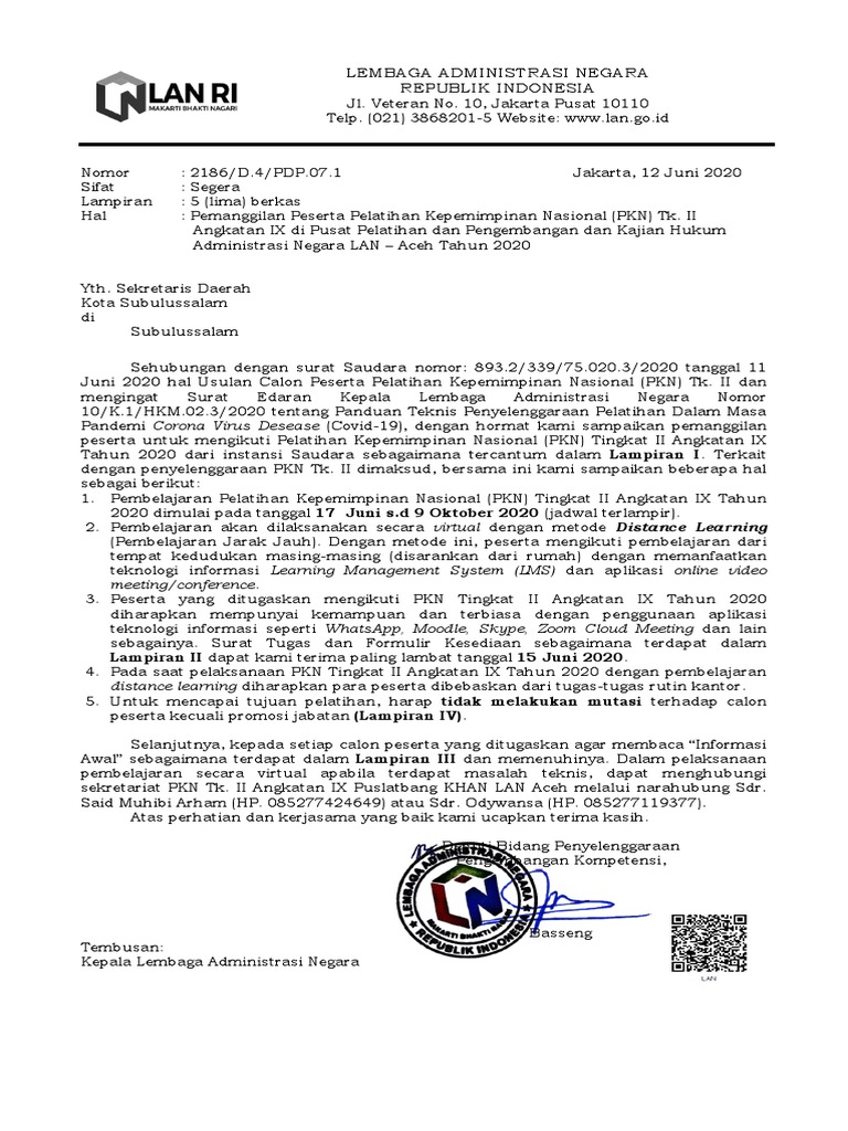 Lembaga Administrasi Negara | PDF