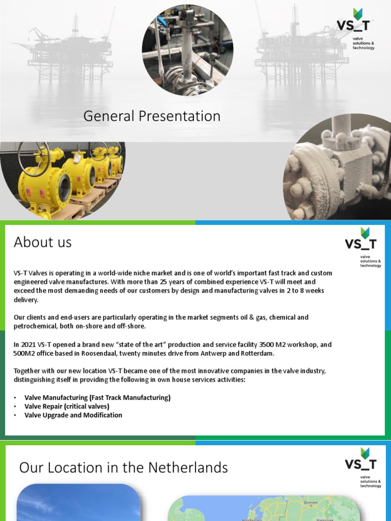 VST Valves Presentation General AA | PDF | Valve | Cryogenics