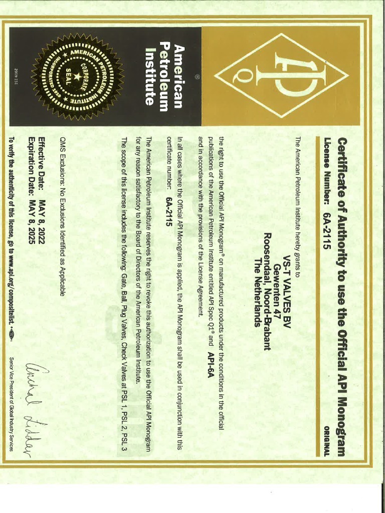 Certificaat 6A | PDF