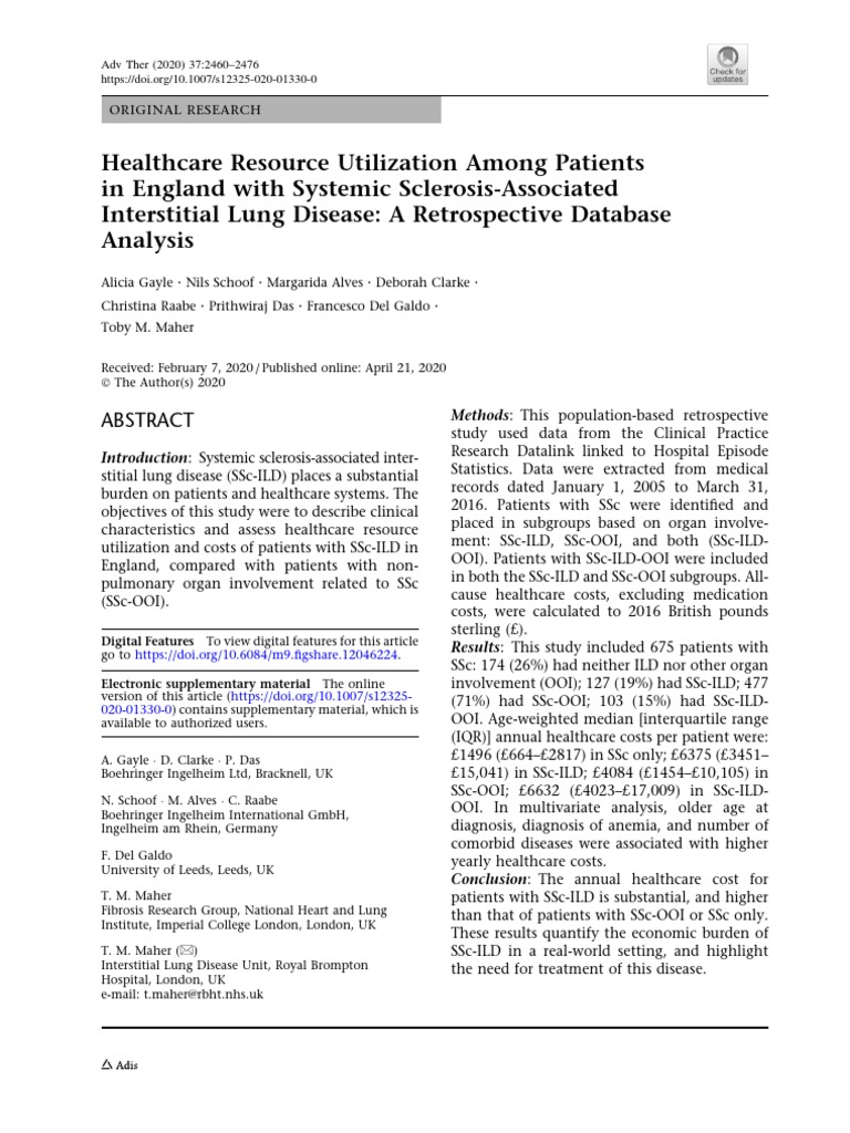 Gayle, A., Et Al. Adv Ther. 2020 | PDF