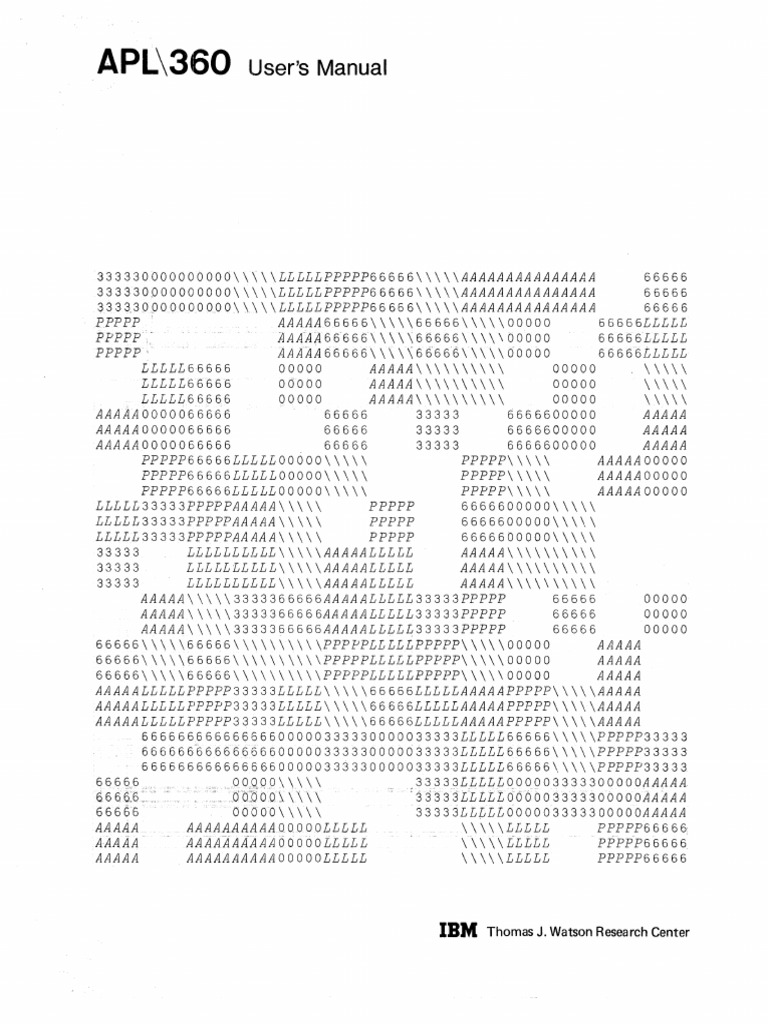 APL360 Users Manual | PDF | Modem | Apl (Programming Language)