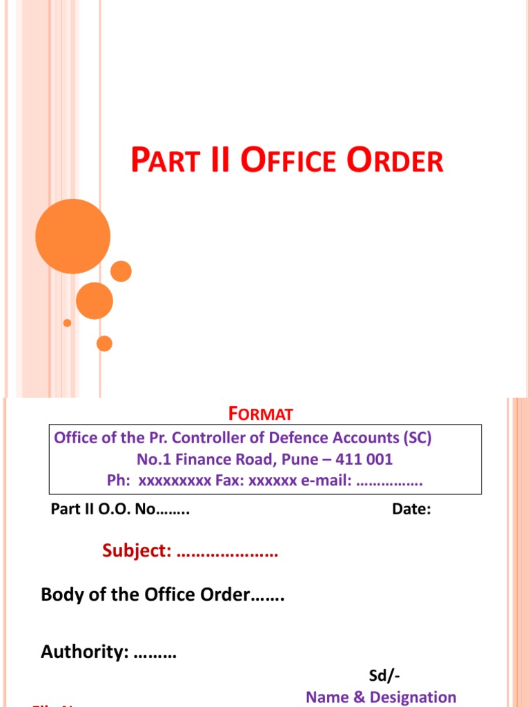 Part II Office Order | PDF | Justice | Crime & Violence
