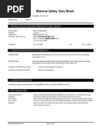 Shutter Oil MSDS | PDF | Science & Mathematics | Technology & Engineering