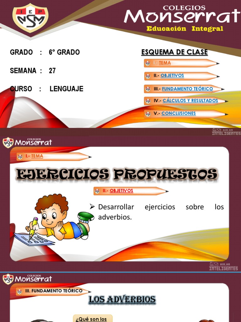 6TO+LENG.+SEM.++27-1 | PDF | Adverbio | Tipología Lingüística