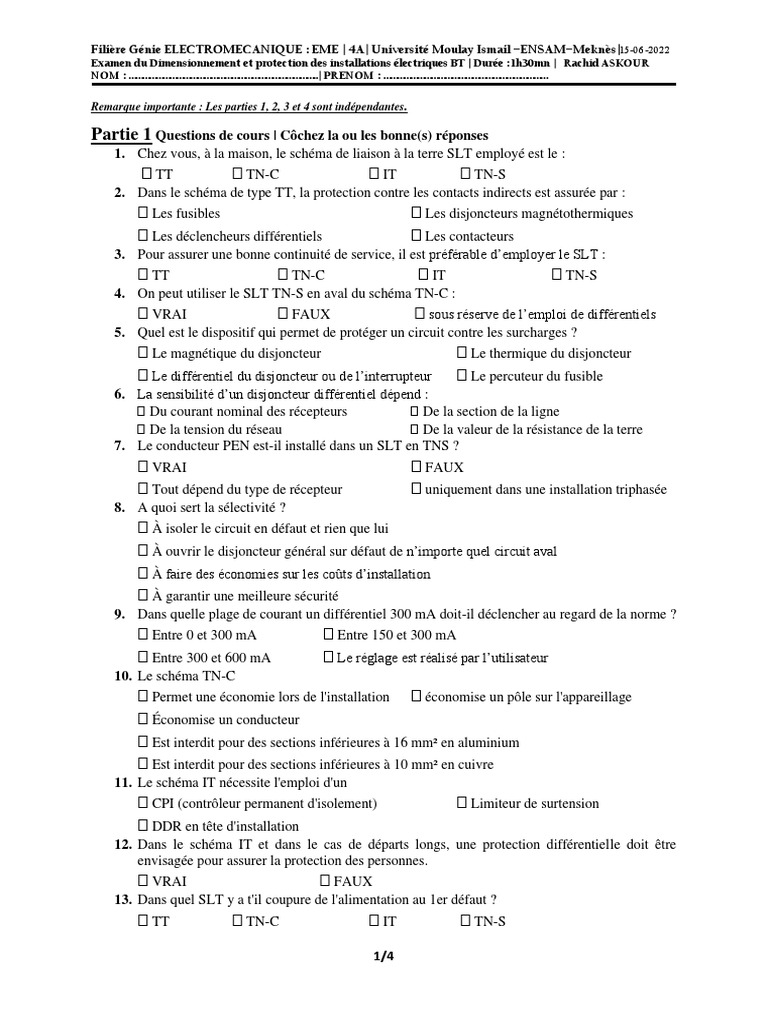 Ex Dim Inst Elec BT 2022 | PDF