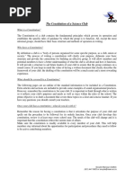 Club Constitution Template | PDF | Social Equality | Committee