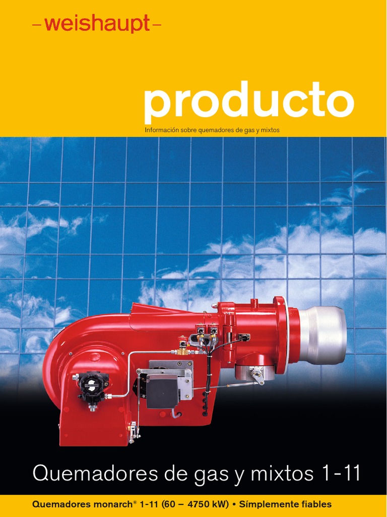 Producto Quemadores de Gas y Mixtos 1 11 Quemadores Monarch 1 11 KW ...