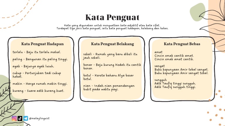 Kata Penguat | PDF