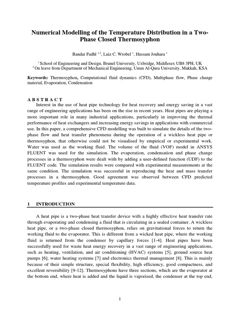 Fadhl Equation VOF | Download Free PDF | Heat Transfer | Heat Exchanger