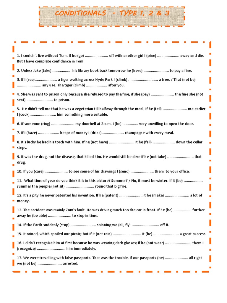 Review First Second Third Conditional | PDF