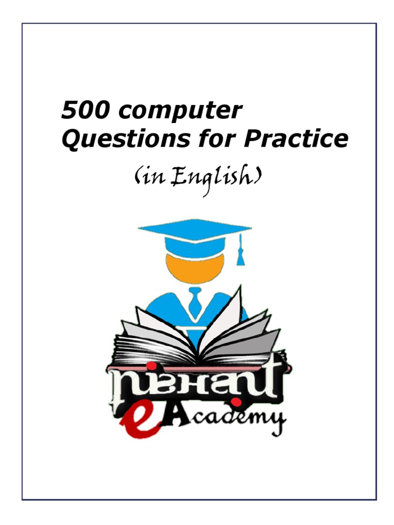 500 Computer MCQs for Practice | PDF | Computers