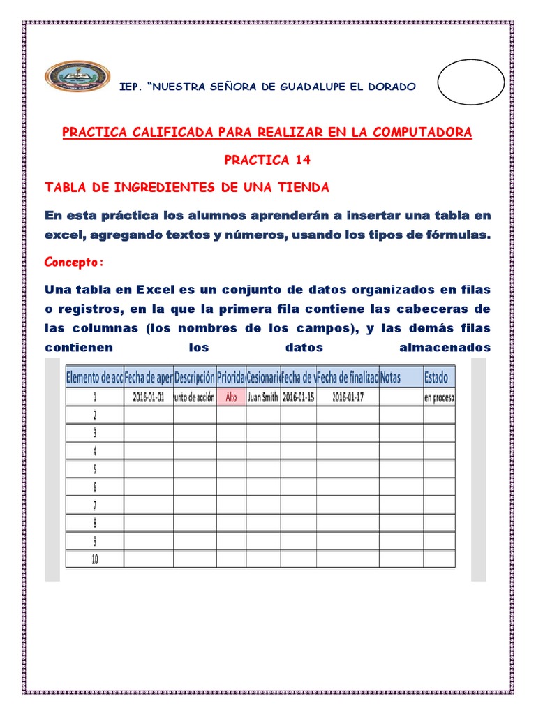 Practica 14 - 2do Primaria | PDF