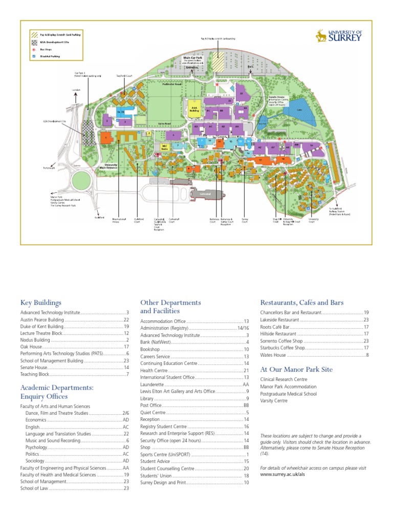 Campus Map | PDF | Coffeehouse