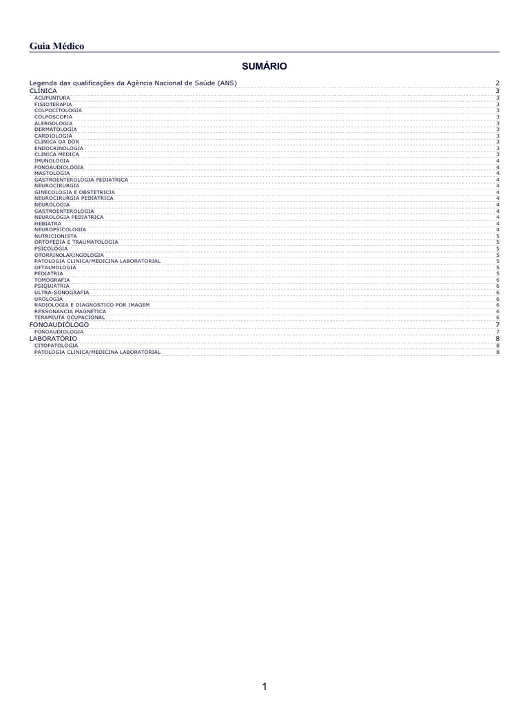 Guia Médico Pdf Remédio Sistema De Saúde