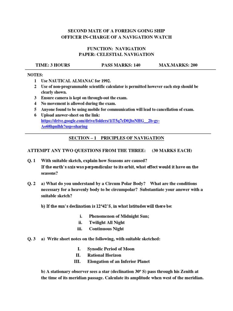2M Cargo Notes by Anupam | PDF | Navigation | Astronomy
