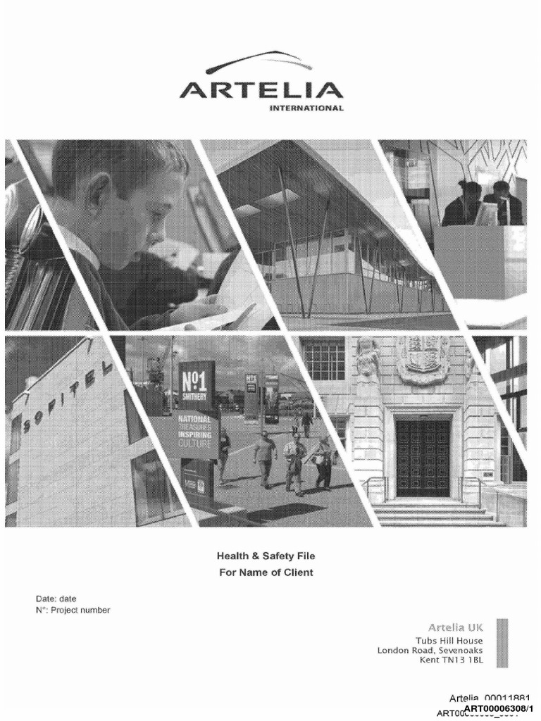 Artelia Health & Safety File Overview | PDF