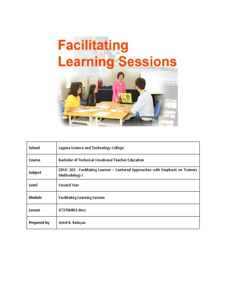 Lesson 5 Training Activity Matrix | PDF | Learning | Communication