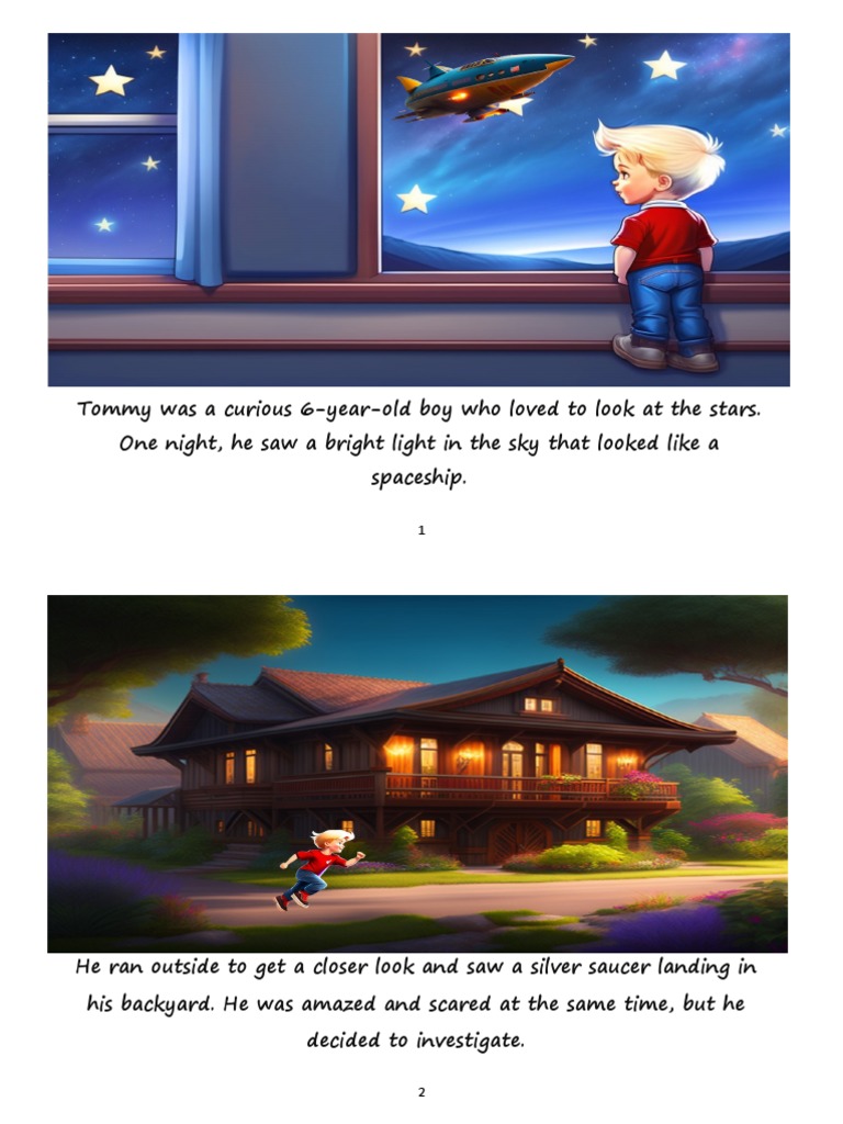 Tommy's Space Adventure | PDF