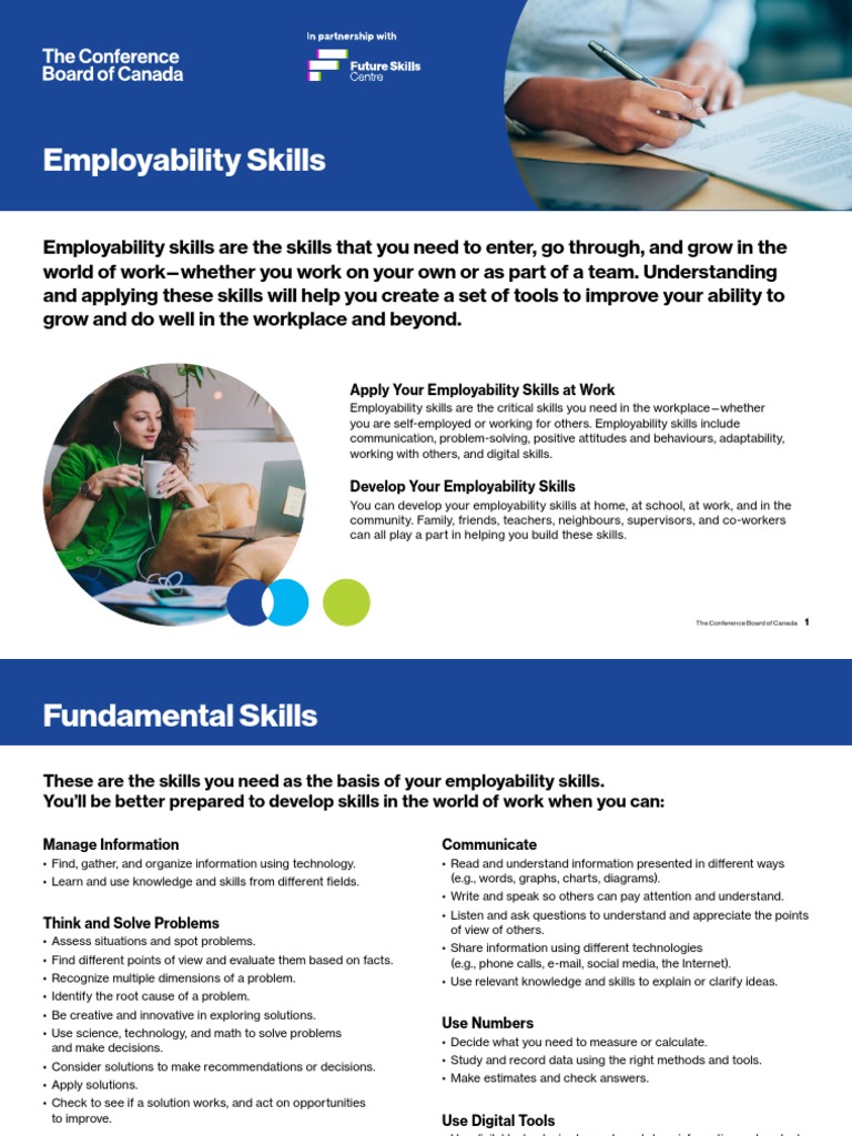 Employability-Skills Brochure | PDF