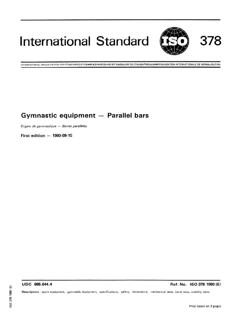 ISO 00378-1980 Scan | PDF