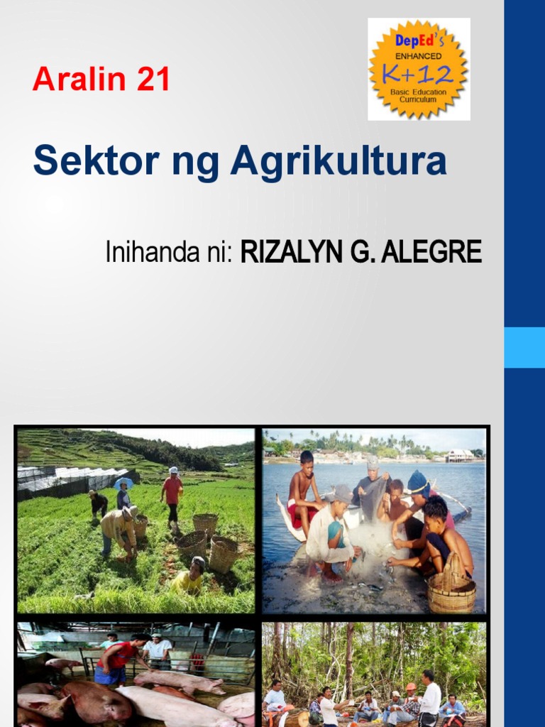 Sektor NG Agrikultura | PDF