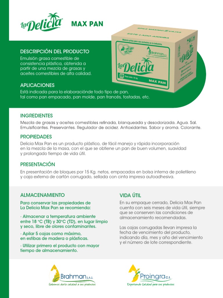 Max Pan La Delicia | PDF