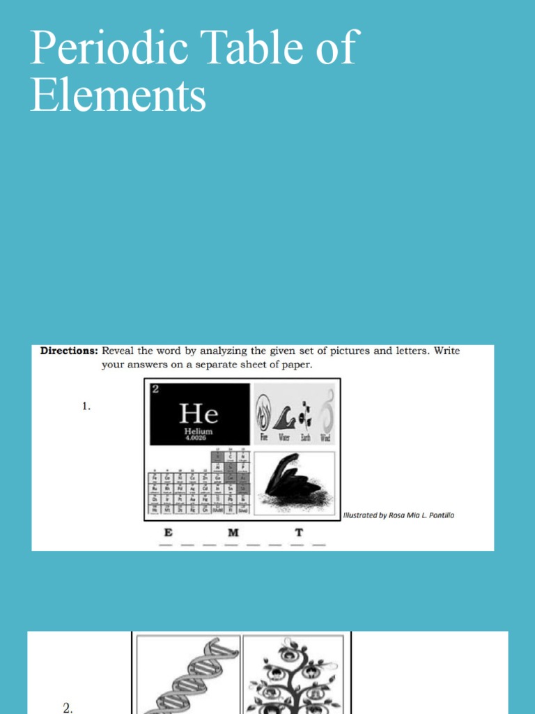 Periodic Table of Elements | PDF