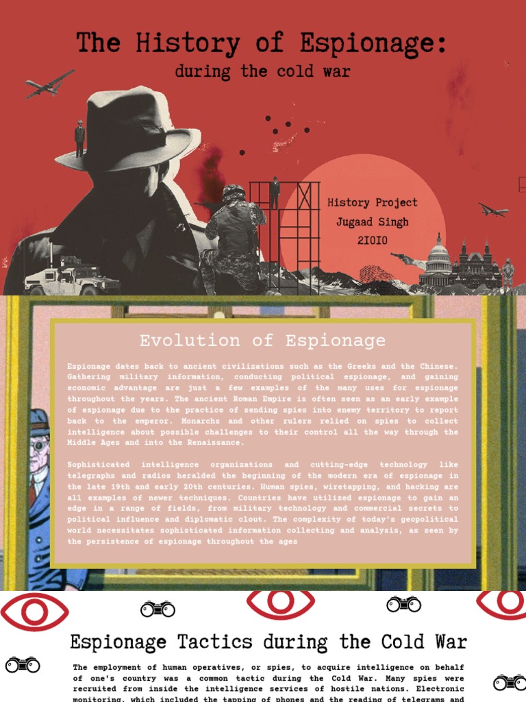 The History of Espionage | PDF | Espionage | Central Intelligence Agency
